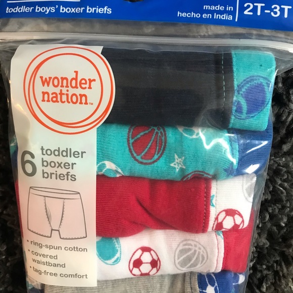 wonder nation | Accessories | Nwt Boys 2t3t Wonder Nation 6 Pack Boxer ...